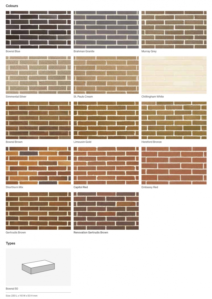 Bowral 50 - Central West Bricks