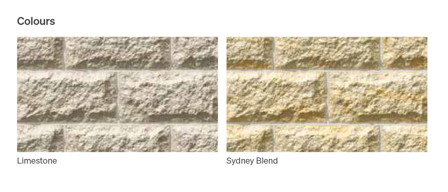 GB Sandstone Rock Face - Central West Bricks